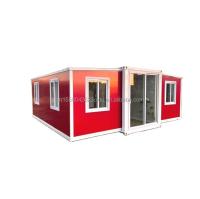 China Wooden 2 3 4 5 Bedroom Prefabricated Villa Customized Color Design 20ft 40ft Waterproof Prefab Expandable Container House for sale