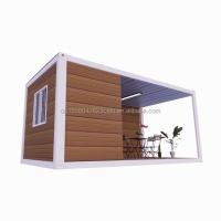 China Steel Structure Frame Welded 20ft Flat Pack Assembled Container Mobile House for Hotel Simple and Luxurious Garden House for sale