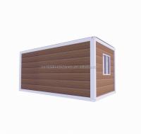 China Steel Structure Frame Welded 20ft Flat Pack Assembled Container Mobile House for Hotel Simple and Luxurious Garden House for sale
