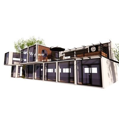 China Container Mobile House School Cafeteria Flat Packaging with Customized Color and Design for sale