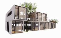 China Container Mobile House School Cafeteria Flat Packaging with Customized Color and Design for sale