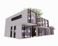 China Container Mobile House School Cafeteria Flat Packaging with Customized Color and Design for sale