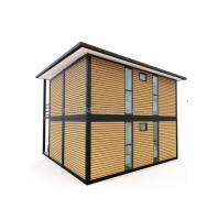 China Aluminum Alloy Windows Modified Shipping Container Prefabricated Wooden Leisure Homes for Countryyard Family Vacation for sale