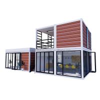 China 20ft Portable Kiosk Modified Prefab Modular Coffee Shop Shipping Container Bar tiny house 3 bedroom designed for Hotel for sale