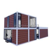 China 20ft Portable Kiosk Modified Prefab Modular Coffee Shop Shipping Container Bar tiny house 3 bedroom designed for Hotel for sale