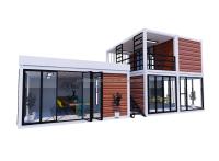 China 20ft Portable Kiosk Modified Prefab Modular Coffee Shop Shipping Container Bar tiny house 3 bedroom designed for Hotel for sale