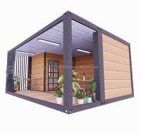 China Customized Color 20ft Wooden House with Luxurious Garden Studio Flat Package Container and Mobile Bar Materials Used for sale