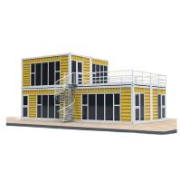 China 20ft Portable Kiosk Modified Prefab Modular Coffee Shop Shipping Container Bar tiny house 3 bedroom designed for Hotel for sale