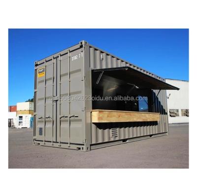 China Customized Color Pop Up Shop Container Bar Food Stop Clothing Store Fashion Shop Portable Coffee Bar Cafe Shop Modern Design for sale