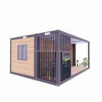 China Customized Color 20ft Wooden House with Luxurious Garden Studio Flat Package Container and Mobile Bar Materials Used for sale