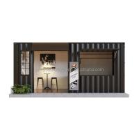 China Prefab Sandwich Panel Container Restaurant 20ft 40ft Modular House Homes for Custom Mobile Shipping Bar in Coffee Shops for sale