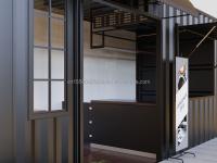 China Prefab Sandwich Panel Container Restaurant 20ft 40ft Modular House Homes for Custom Mobile Shipping Bar in Coffee Shops for sale