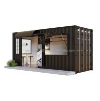 China Prefab Sandwich Panel Container Restaurant 20ft 40ft Modular House Homes for Custom Mobile Shipping Bar in Coffee Shops for sale