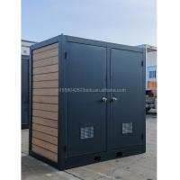 China Wall 50/75/100mm Wave Sandwich Panel 20ft or 40ft Luxury Portable Shower Cabin for House or Apartment Bathroom Restroom for sale