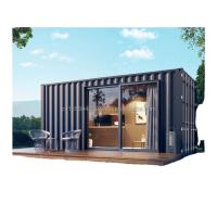 China Outdoor Wooden Mobile Living Container House Expandable Prefabricated House in Steel Sandwich Panel for EU 20FT 40FT for sale