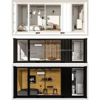 China Outdoor Wooden Mobile Living Container House Expandable Prefabricated House in Steel Sandwich Panel for EU 20FT 40FT for sale