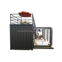 China Galvanized Steel Square Tubes Used in Modern Design Portable 20FT 40FT Container House for Outdoor for sale