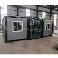 China 20ft or 40ft Modular Steel Buildings Prefabricated Modern Houses with Outdoor and Sandwich Panel Material for sale