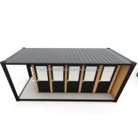 China Galvanized Steel Bending 180g Profabricated Modern Outdoor House-Steel and Sandwich Panel Modified Shipping Container Toilet Container for sale