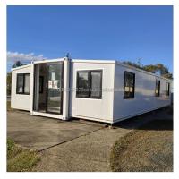 China 20ft or 40ft Modular Steel Buildings Prefabricated Modern Houses with Outdoor and Sandwich Panel Material for sale