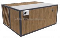 China 20ft Luxury Prefab Wooden House with Kitchen Bathroom and Outdoor BBQ Flat Pack Simple Installation Materials for sale