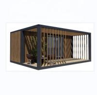 China 20ft Luxury Prefab Wooden House with Kitchen Bathroom and Outdoor BBQ Flat Pack Simple Installation Materials for sale