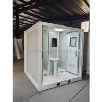 China Flat Pack Container for Portable Outdoor Toilet Modified Shipping Container Style Made of Steel and Sandwich Panel for sale
