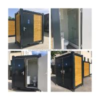 China Flat Pack Container for Portable Outdoor Toilet Modified Shipping Container Style Made of Steel and Sandwich Panel for sale