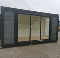 China Aluminum Alloy Windows Used in 20 Foot Luxury Prefabricated Wooden House with Kitchen and Bathroom for sale