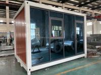 China Customized Color 20ft Prefabricated Flat Package Bulk Container Frame House for Migrant Workers on Construction Site for sale