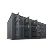 China Steel Public Restrooms Flat Pack Customized Modern Design Prefab Container House for Hotel Application Customized Color for sale
