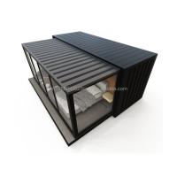China Customized Color EU Portable 20ft Expandable Container House for Couples or Hotel and Aluminum Alloy Windows for sale