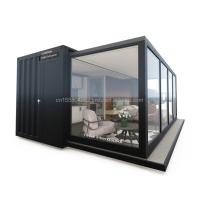 China Customized Color EU Portable 20ft Expandable Container House for Couples or Hotel and Aluminum Alloy Windows for sale