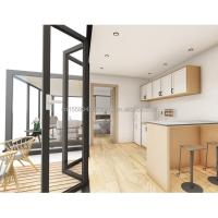 China Modern Design Customized EU Standard Prefab Container House Steel Foldable 2 Bedroom Container Homes Hotels Toilets for sale