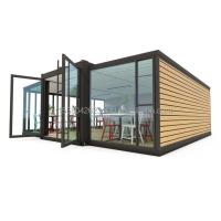 China Aluminum Alloy Windows Modern 40ft 20ft Steel Container Modules for Rapid Assembly Home Expansion Mall Coffee Shop for sale