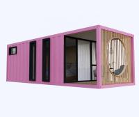 China Aluminum Alloy Windows 3 Bedroom Container Residence with Packaging and Wave Sandwich Panel Walls for sale