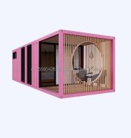 China Aluminum Alloy Windows 3 Bedroom Container Residence with Packaging and Wave Sandwich Panel Walls for sale