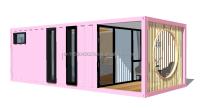 China Aluminum Alloy Windows 3 Bedroom Container Residence with Packaging and Wave Sandwich Panel Walls for sale