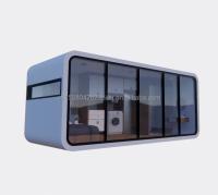 China Modern 20ft 40ft Prefab House Outdoor Tiny Pod Coffee House Mobile Working Apple Cabin-Popular Prefabricated Cabin Apartment Apartment for sale