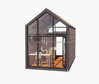 China Detachable Wooden Mobile House with 50/75/100mm Wave Sandwich Panel Walls and Modern Design Style Loft Bedroom Included for sale