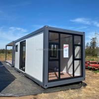 China Luxary Prefabricated Container Residential Style Flat Packaging Mobile House with Wooden Appearance Modern Design Style for sale