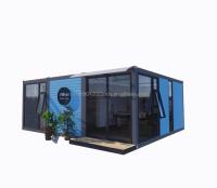 China Galvanized Steel Bending 180g 20ft 40ft Detachable Prefabricated Flat Pack Container Home House With 2 Bedrooms for Hotel for sale