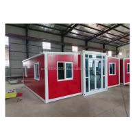 China Modern Design 40ft Folding Expandable Flat Prefabricated Container House with Good Prices and Aluminum Alloy Windows for sale