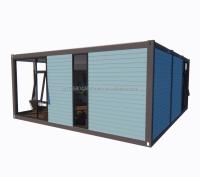 China Galvanized Steel Bending 180g 20ft 40ft Detachable Prefabricated Flat Pack Container Home House With 2 Bedrooms for Hotel for sale