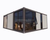 China Galvanized Steel Bending 180g 20ft 40ft Detachable Prefabricated Flat Pack Container Home House With 2 Bedrooms for Hotel for sale