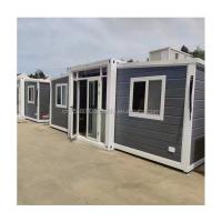 China Modern Design 40ft Folding Expandable Flat Prefabricated Container House with Good Prices and Aluminum Alloy Windows for sale