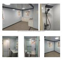 China Modern Design 40ft Folding Expandable Flat Prefabricated Container House with Good Prices and Aluminum Alloy Windows for sale