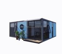 China Galvanized Steel Bending 180g 20ft 40ft Detachable Prefabricated Flat Pack Container Home House With 2 Bedrooms for Hotel for sale