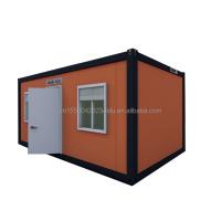 China Affordable 20ft/40ft Wall 50/75/100mm Wave Sandwich Panel Prefabricated Container Room for Modern Family Residence for sale