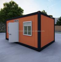 China Affordable 20ft/40ft Wall 50/75/100mm Wave Sandwich Panel Prefabricated Container Room for Modern Family Residence for sale